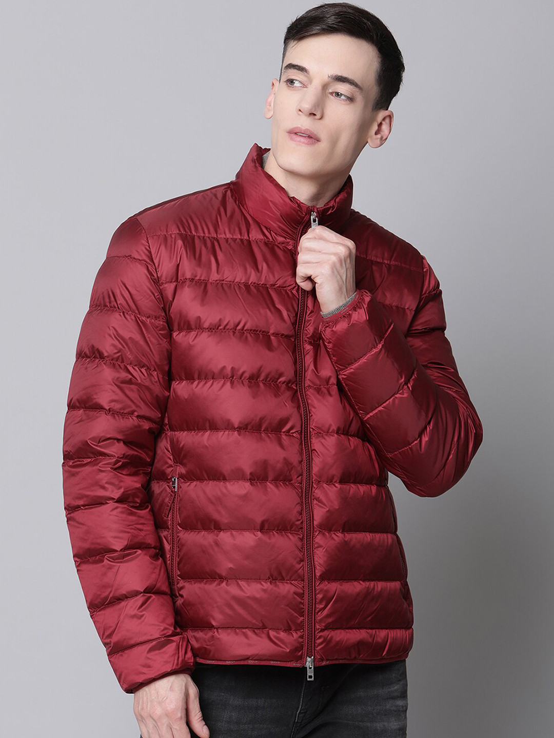 Buy GANT Men Red Puffer Jacket - Jackets for Men 16013576 | Myntra