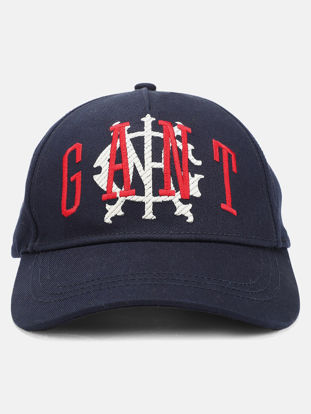 Buy GANT Men Navy Blue & Red Printed Baseball Cap - Caps for Men ...