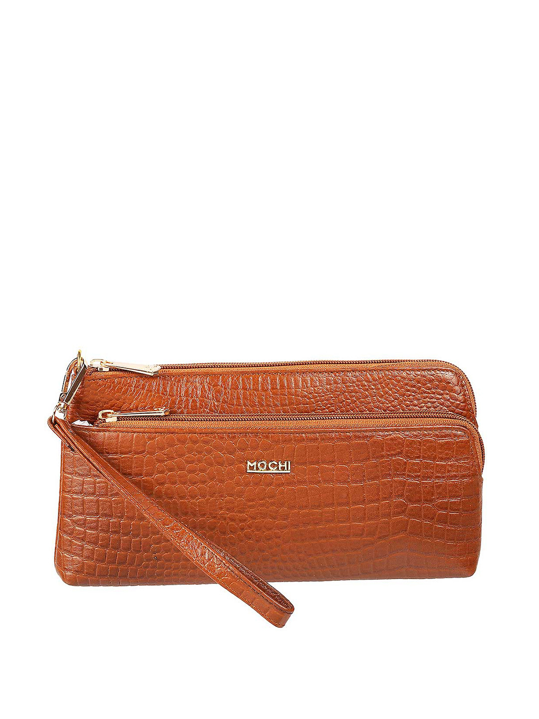 Buy Mochi Tan Textured Purse Clutch - Clutches for Women 16027386 | Myntra