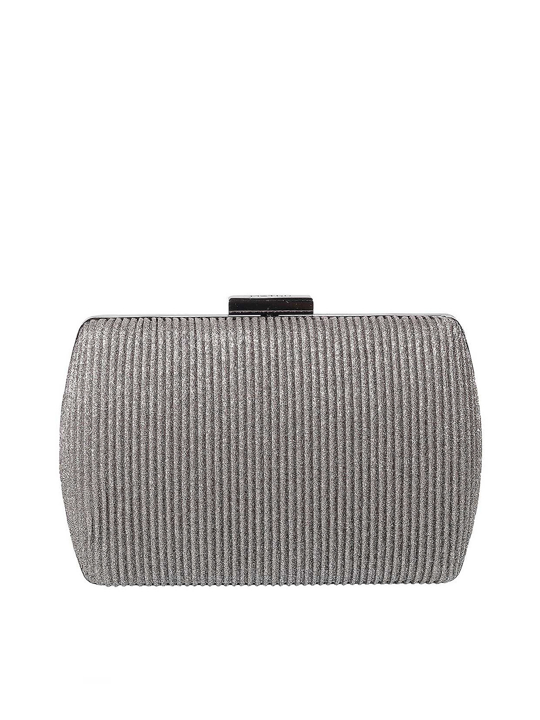 Buy Metro Women Grey Striped Box Clutch - Clutches for Women 16038504 ...