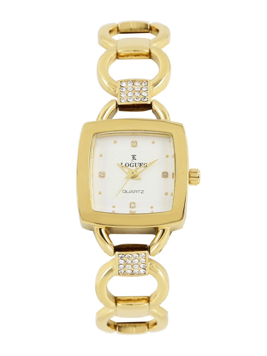 Buy LOGUES Women White Analogue Watch 651YM - Watches for Women 1603886 ...