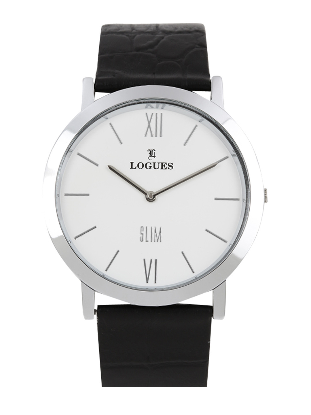 Buy LOGUES Men White Slim Analogue Watch 1609SL - Watches for Men ...