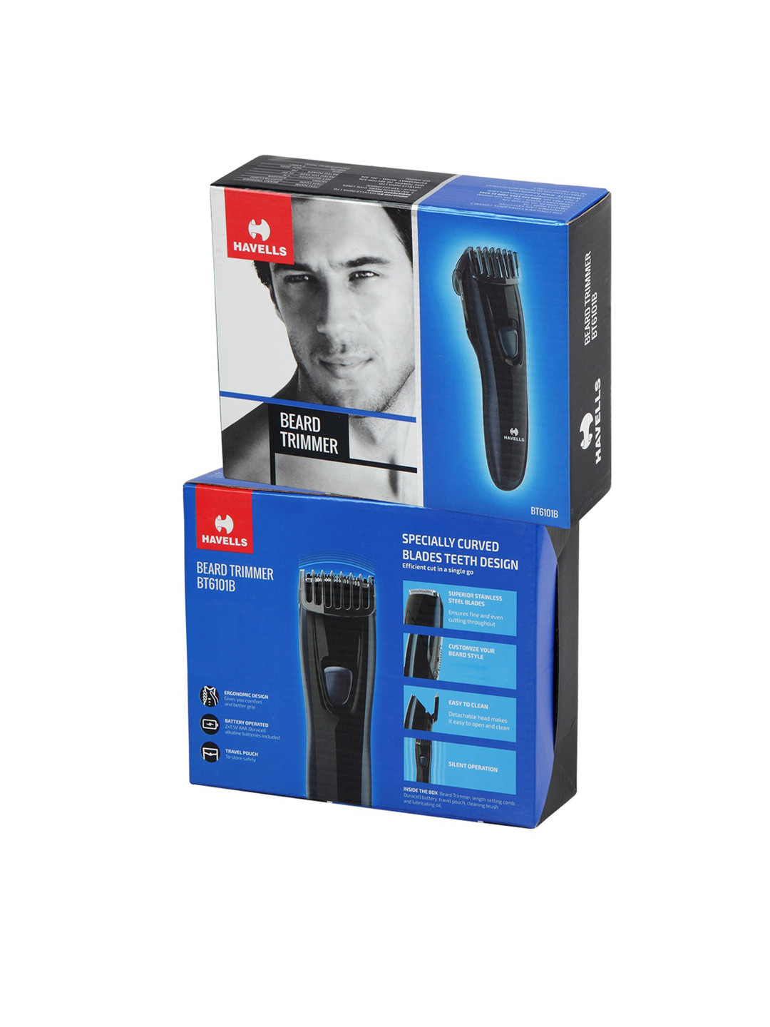 Buy Havells Men BT6151C Blue Beard Trimmer - Trimmer for Men 16040128 ...