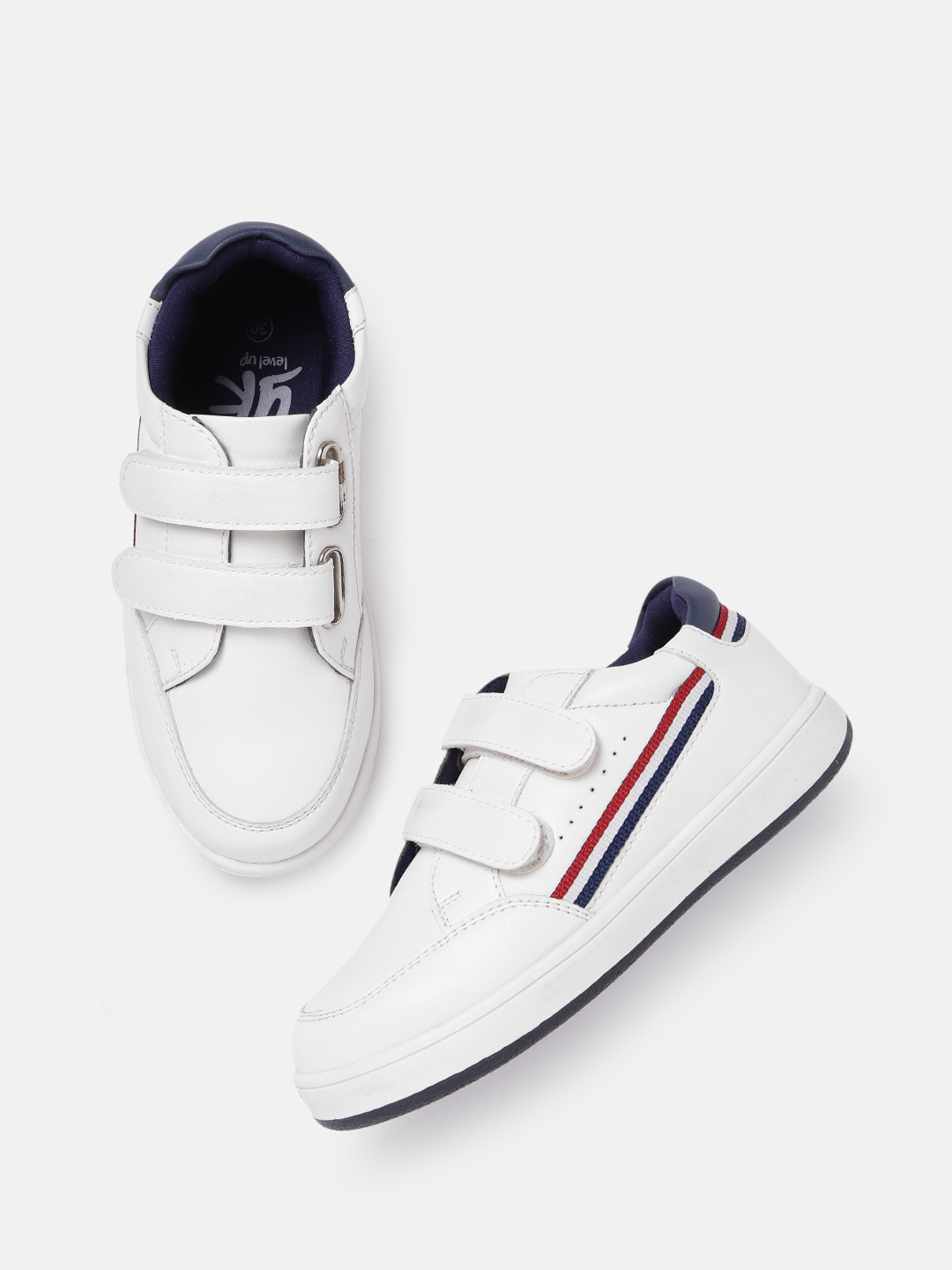 Buy YK Boys White Solid Sneakers - Casual Shoes for Boys 16053356 | Myntra