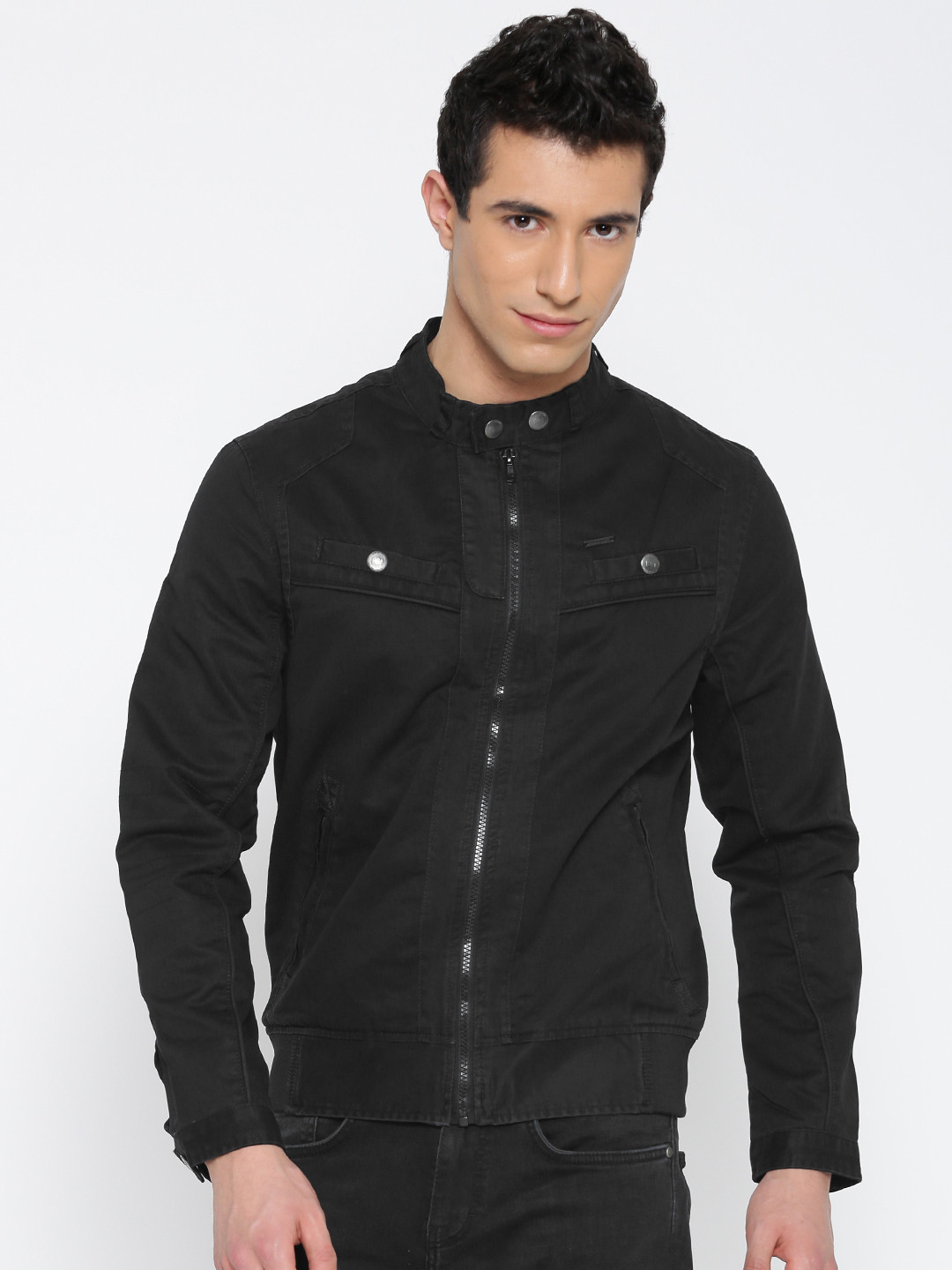 Buy Flying Machine Black Jacket - Jackets for Men 1605515 | Myntra