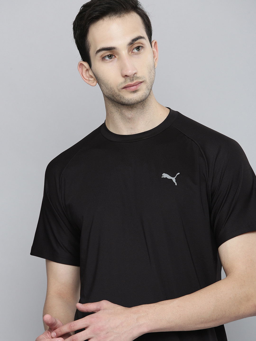 Buy Puma Men Black Active T Shirt - Tshirts for Men 16057880 | Myntra