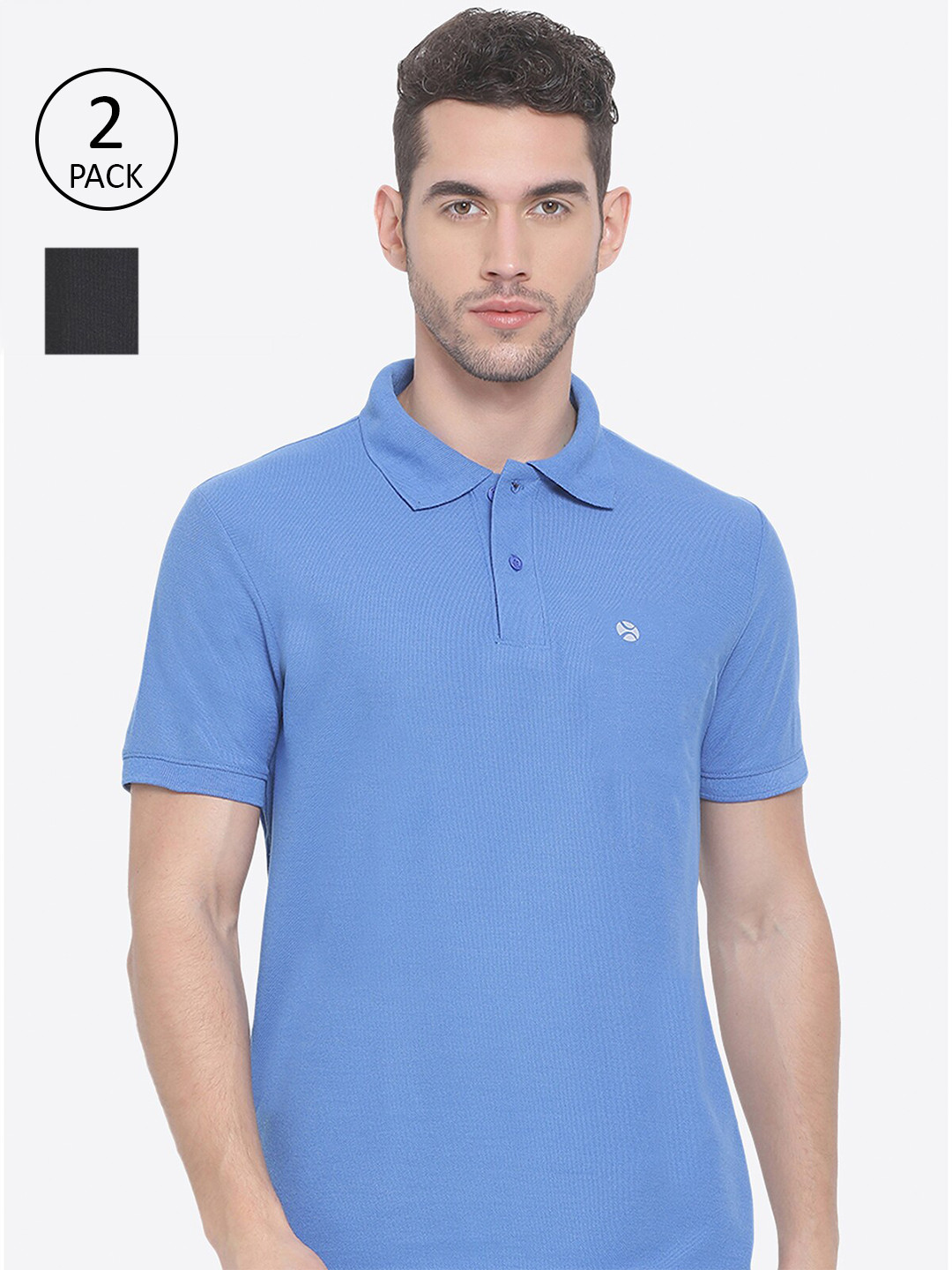 Buy LUX NITRO Men Pack Of 2 Pure Cotton T Shirts - Tshirts for Men ...