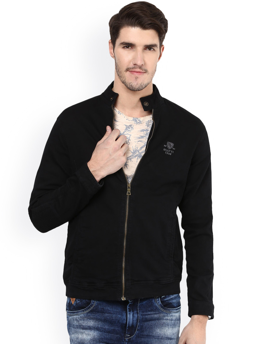 Buy Mufti Black Jacket - Jackets for Men 1606180 | Myntra