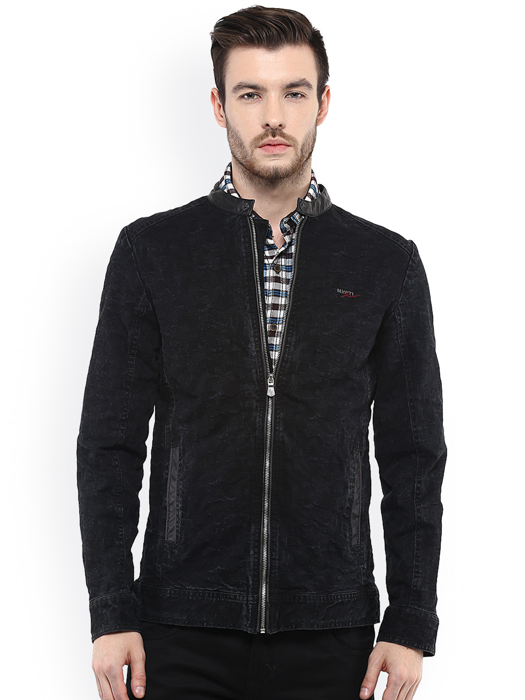 Buy Mufti Black Jacket - Jackets for Men 1606188 | Myntra