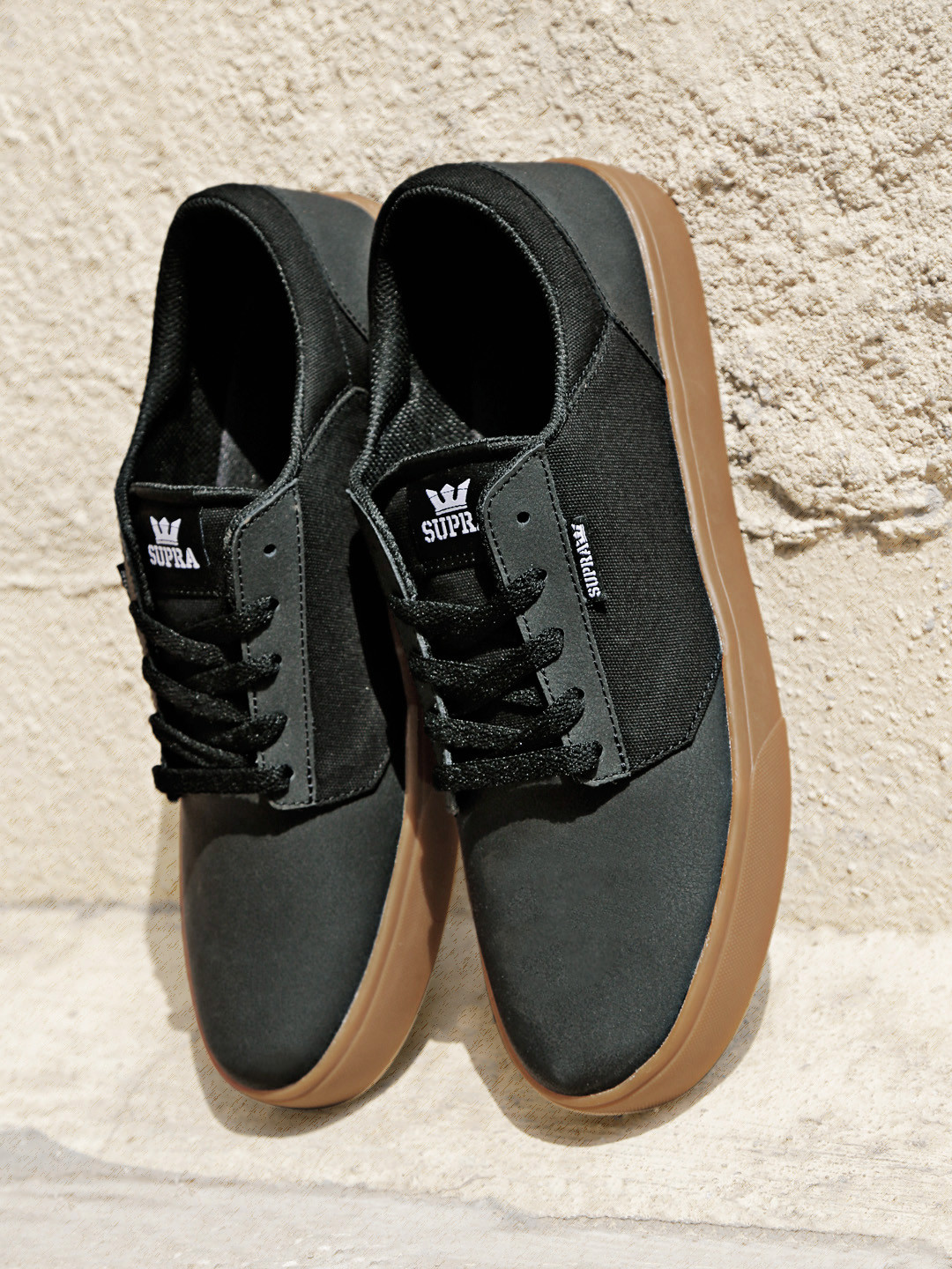 Buy Supra Men Black Leather Sneakers - Casual Shoes for Men 1607040 ...