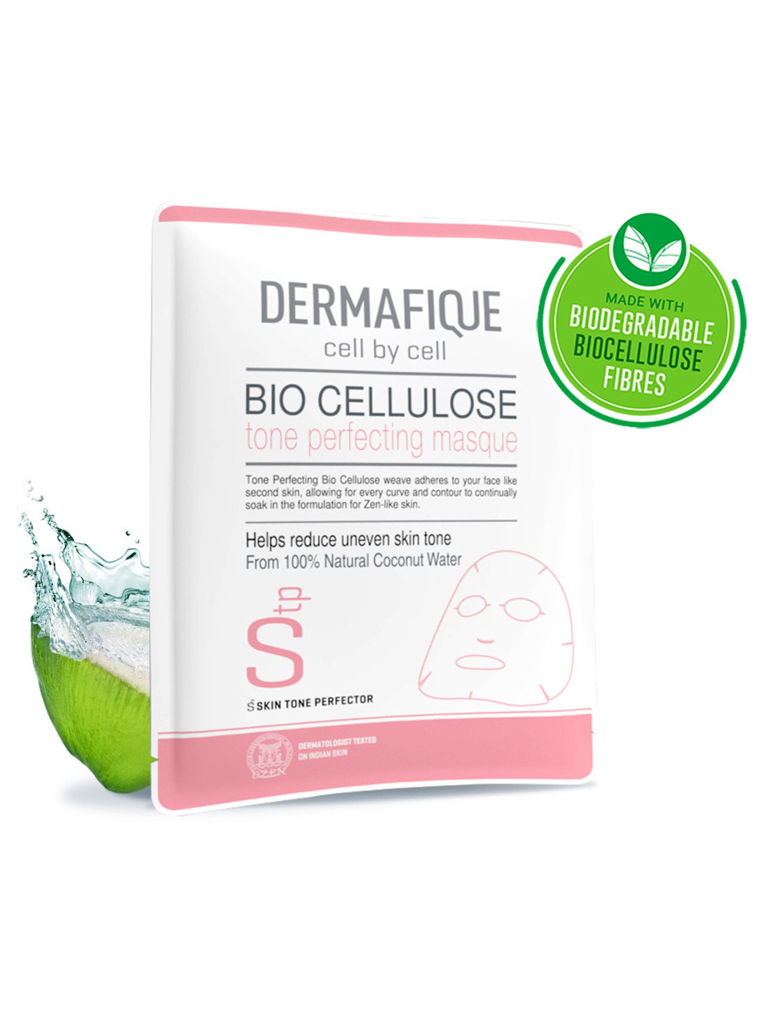 Buy Dermafique Bio Cellulose Tone Perfecting Face Serum Sheet Masque ...