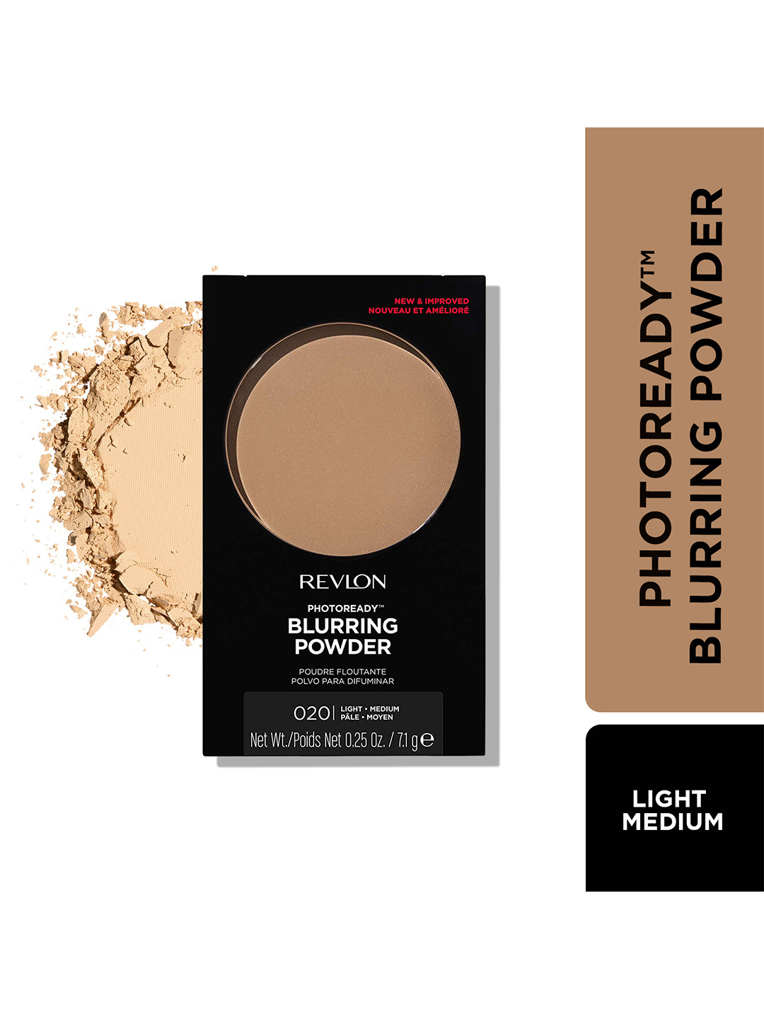 Buy Revlon Photoready Blurring Powder Light/Medium 020 - Foundation for ...