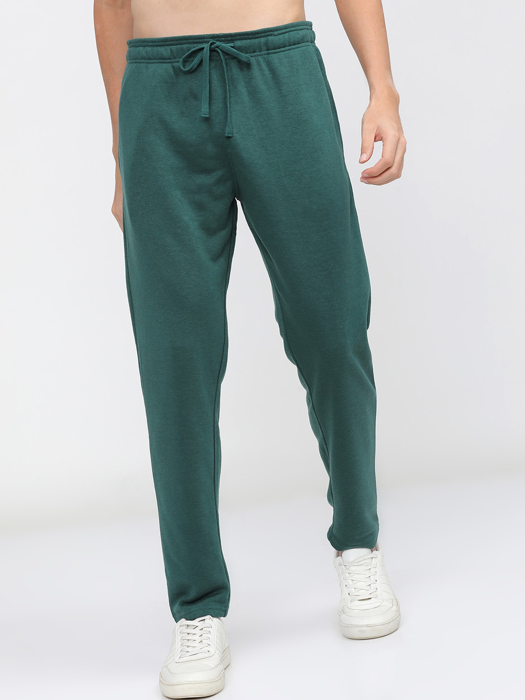 Buy HIGHLANDER Men Green Solid Slim Fit Track Pants - Track Pants for ...