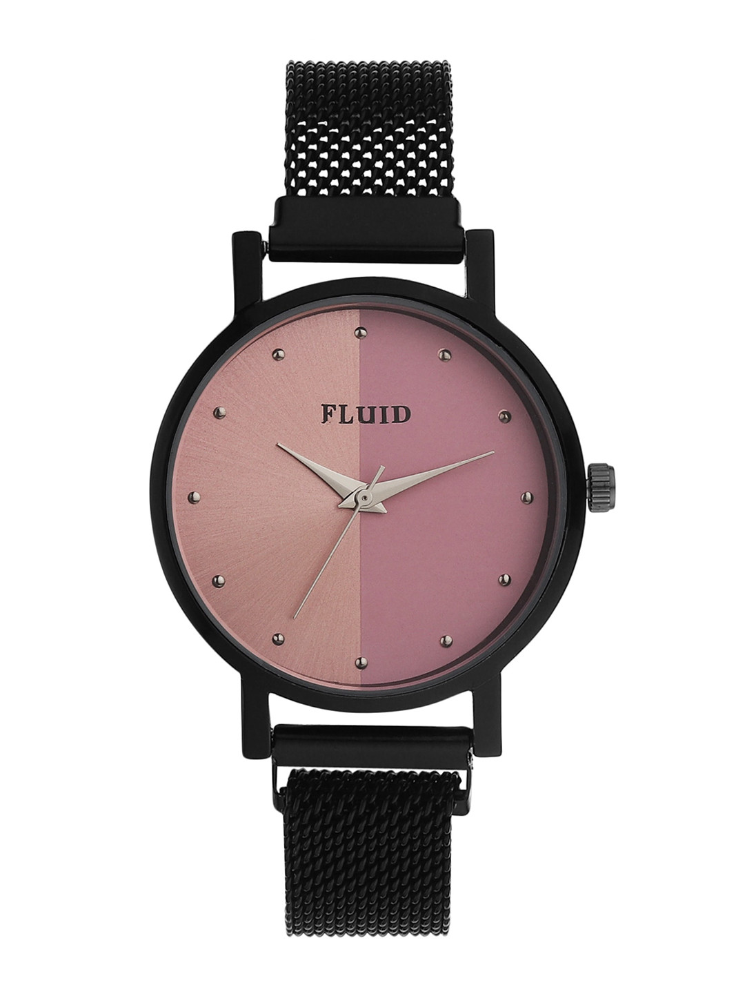 Buy FLUID Women Pink Printed Dial Bracelet Style Analogue Watch FL Mag ...