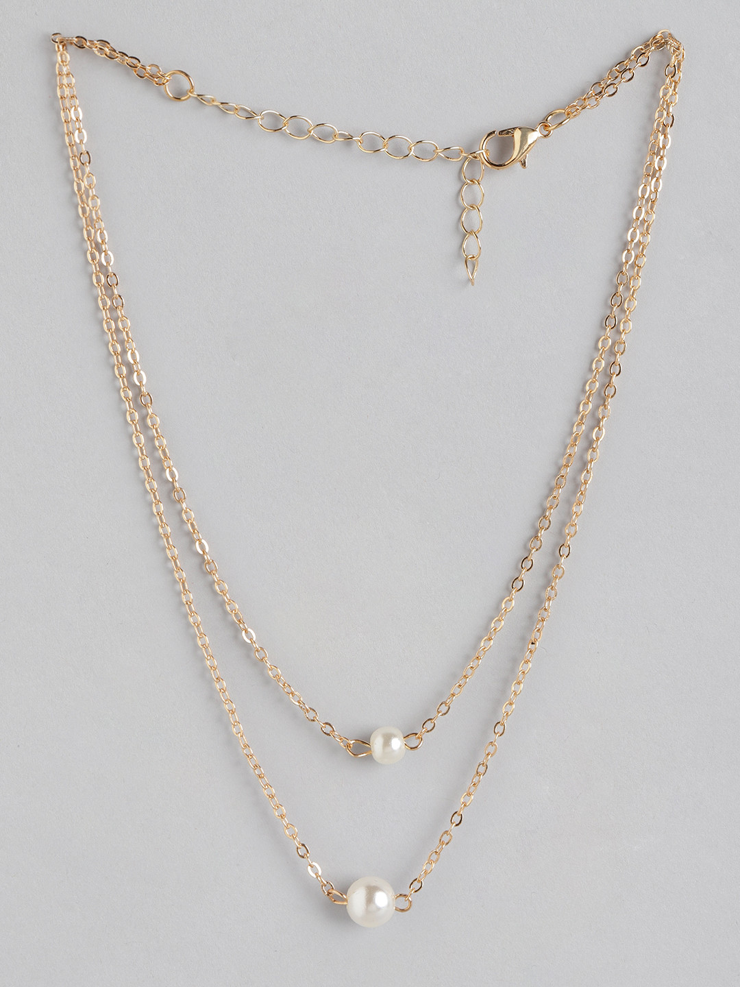 Buy URBANIC Gold Toned Beaded Layered Chain - Necklace And Chains for ...