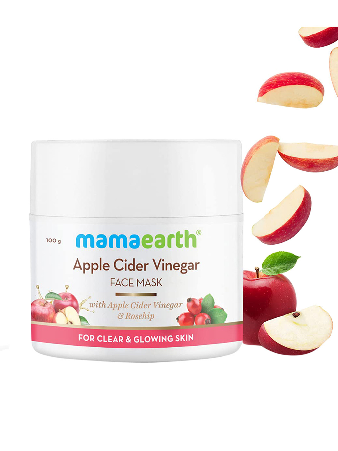 Buy Mamaearth Red Apple Cider Vinegar Face Mask 100 G - Mask And Peel ...