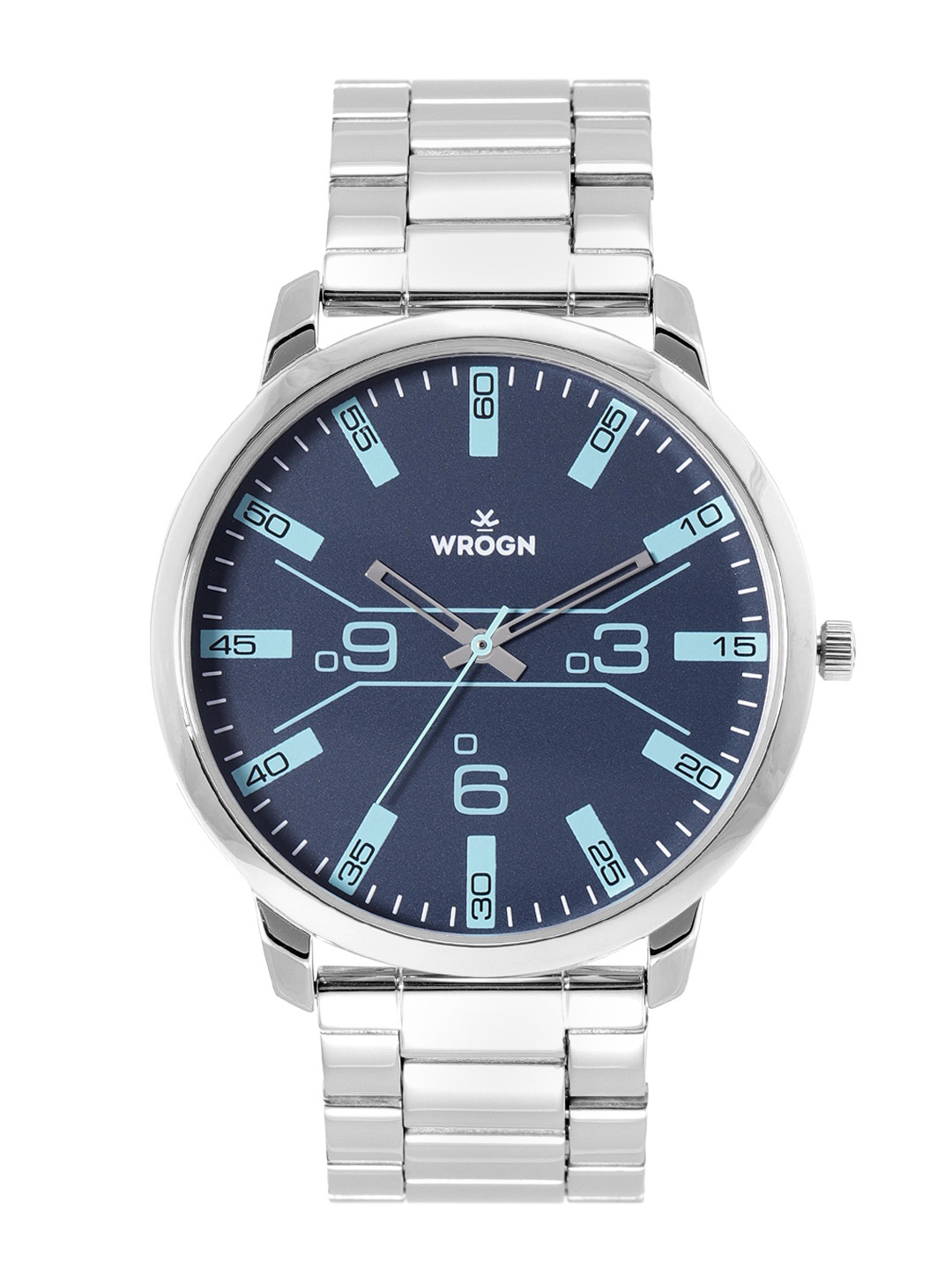 Buy WROGN Men Blue Analogue Watch WRG00041D - Watches for Men 16109446 ...