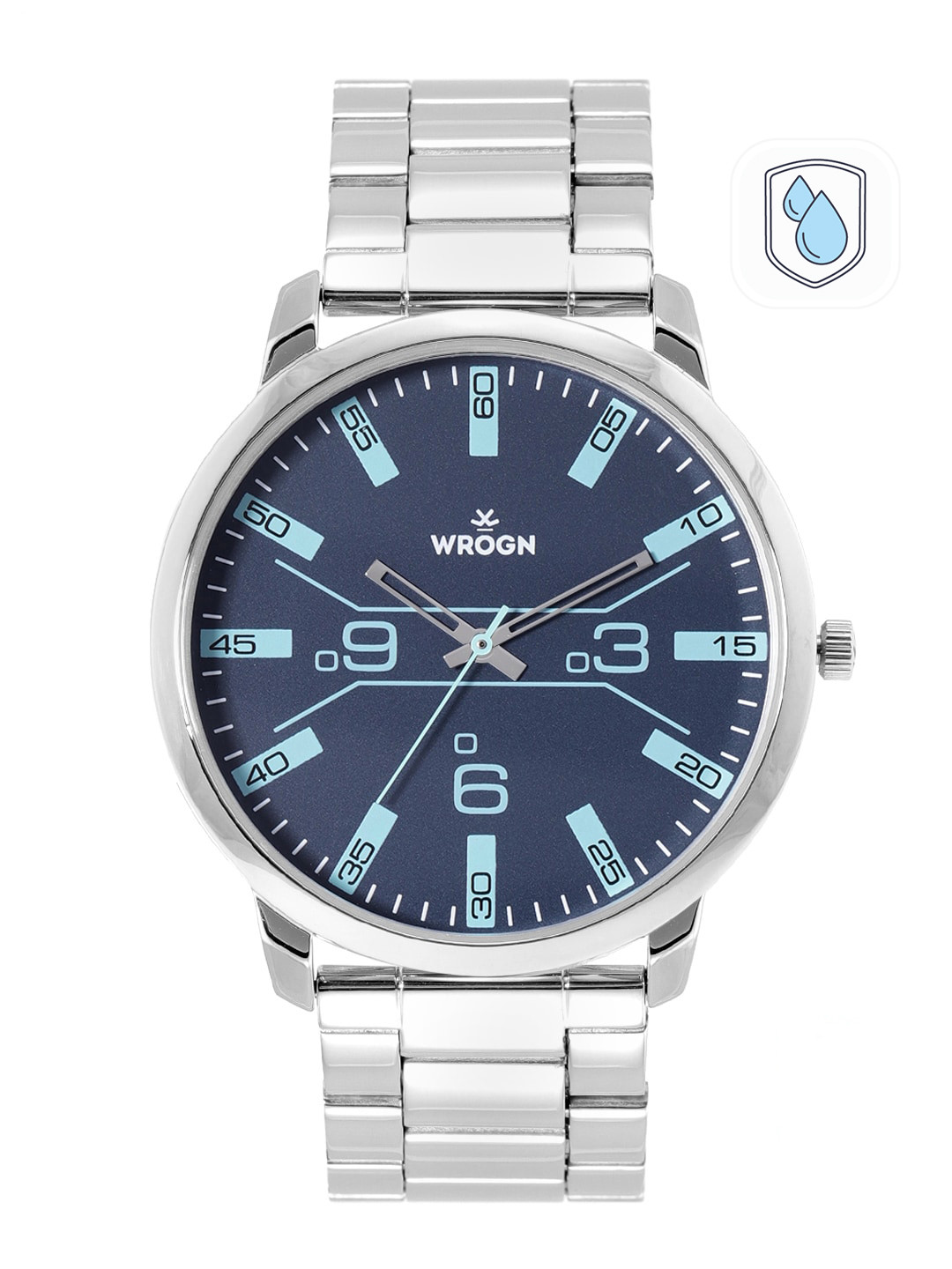 Buy WROGN Men Blue Analogue Watch WRG00041D - Watches for Men 16109446 ...