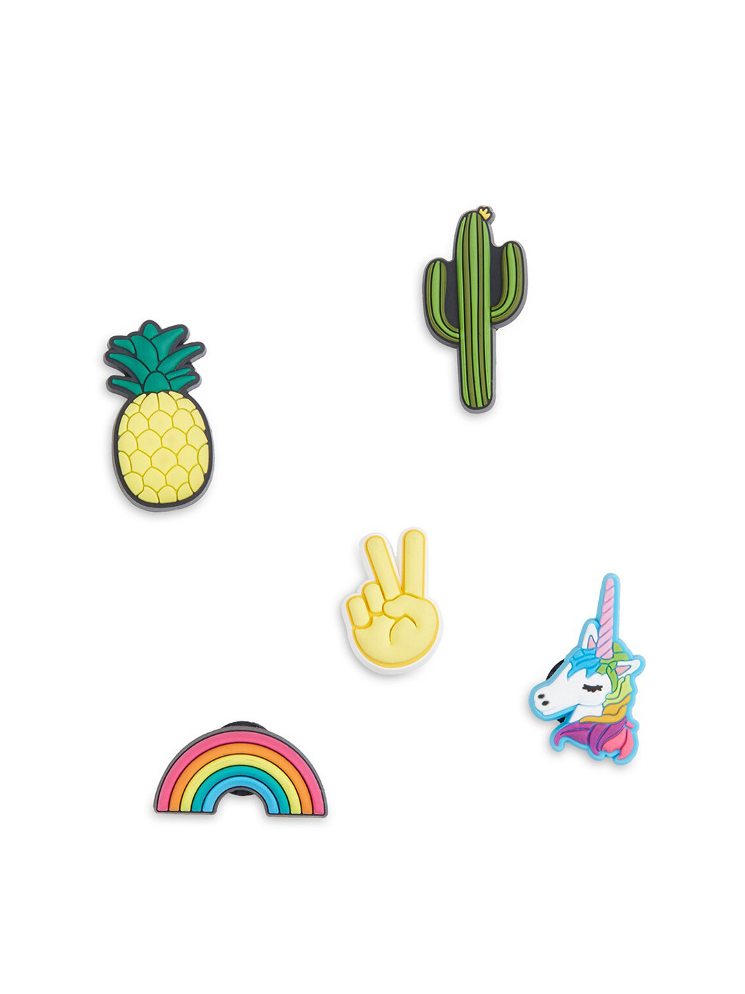 Buy Crocs Set Of 5 Fun Trend Jibbitz Shoe Charms - Jibbitz for Unisex ...