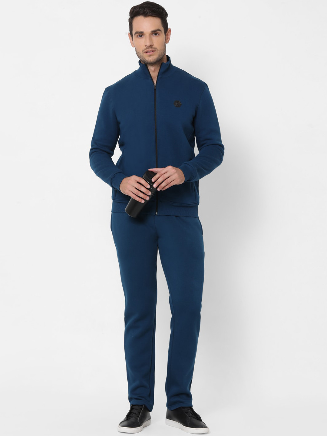 Buy Sweet Dreams Men Navy Blue Solid Tracksuit - Tracksuits for Men ...