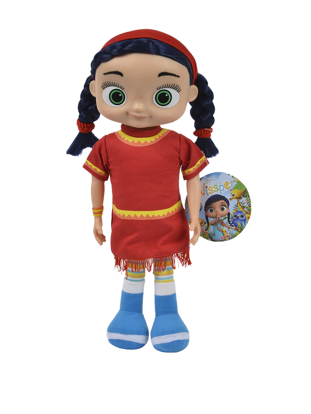 Buy Wissper Kids Red & Blue Rag Doll Forest World Soft Toy - Soft Toys ...