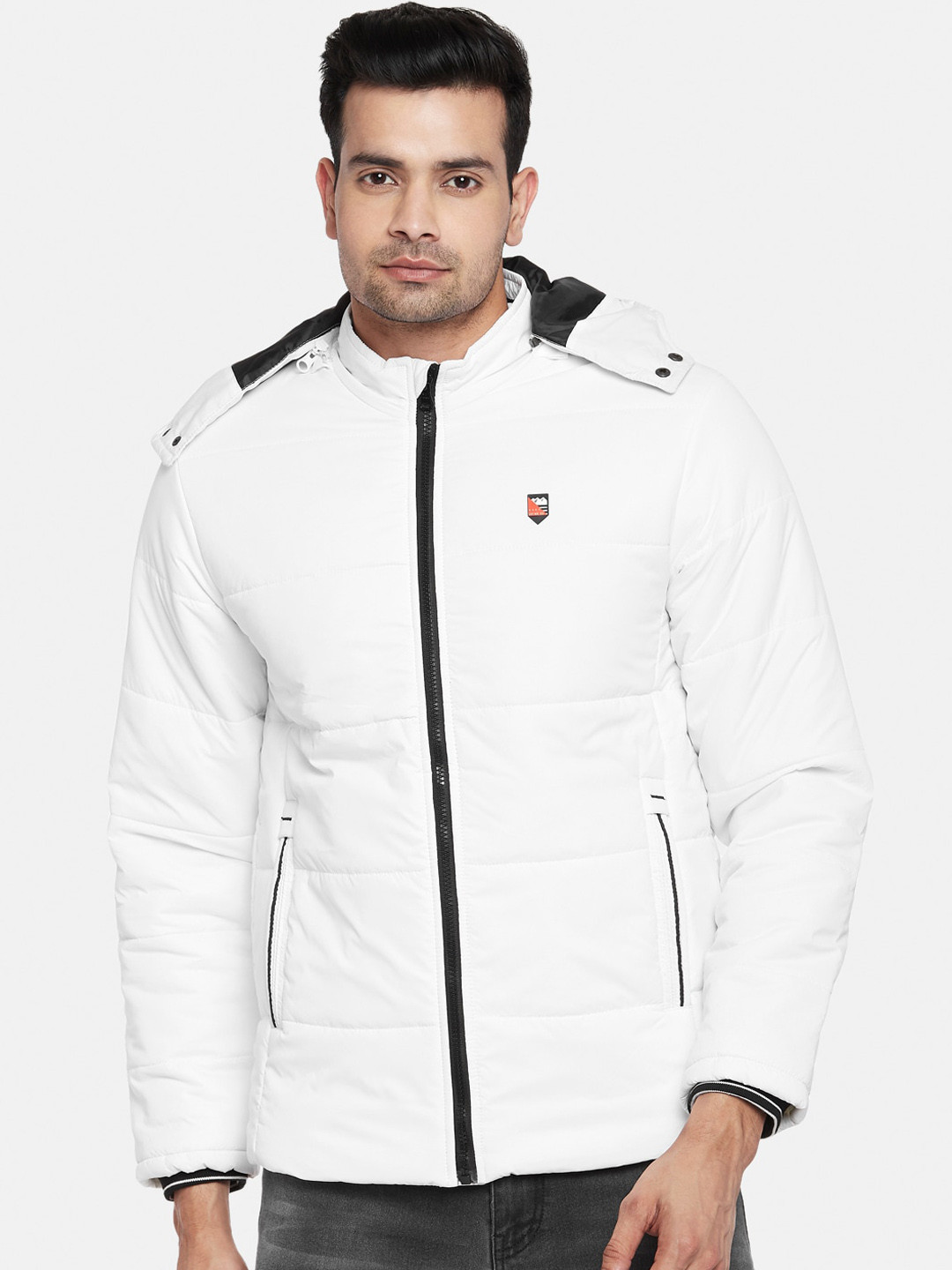 Buy People Men White Padded Jacket - Jackets for Men 16182062 | Myntra