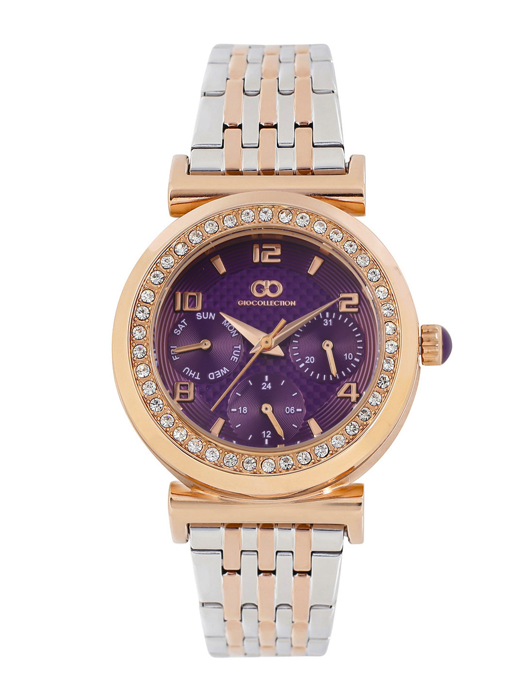 Buy GIO COLLECTION Women Purple Multifunction Analogue Watch G2021 88 ...