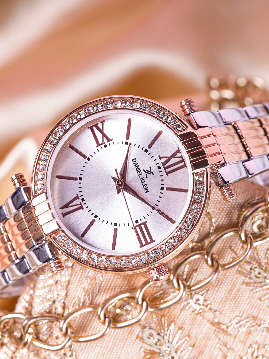 Buy Daniel Klein Premium Women Silver Toned Dial Watch DK11138 5 ...