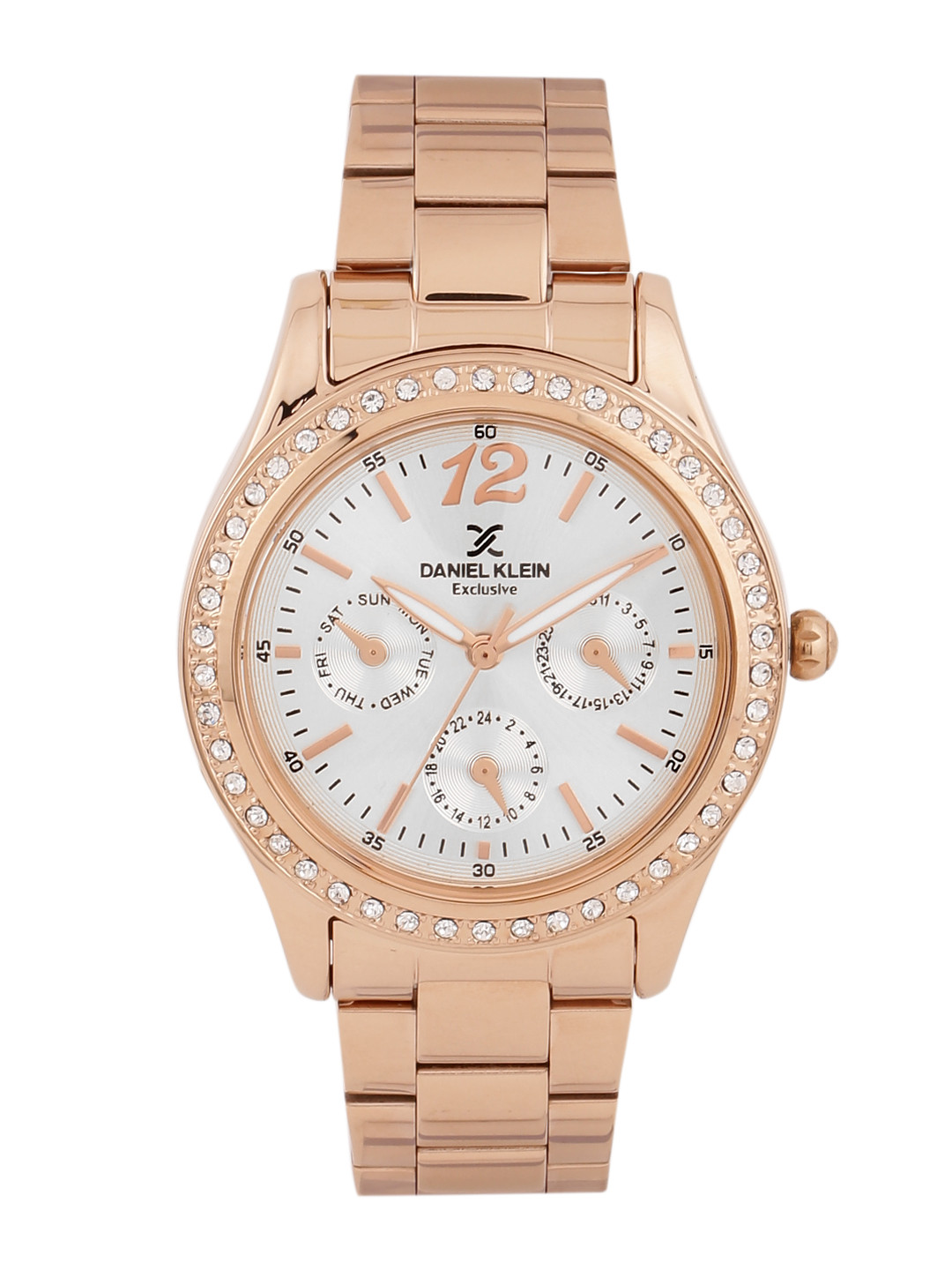 Buy Daniel Klein Exclusive Women Silver Toned Dial Watch DK11192 2 ...