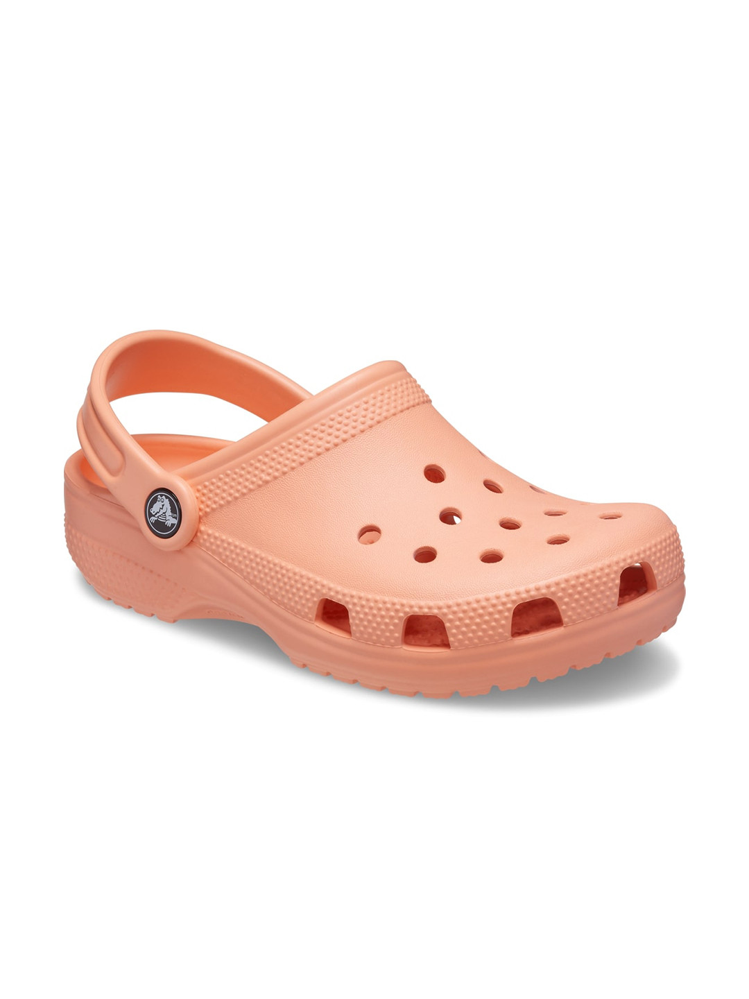 Buy Crocs Kids Orange Classic Clogs - Flip Flops for Unisex Kids ...