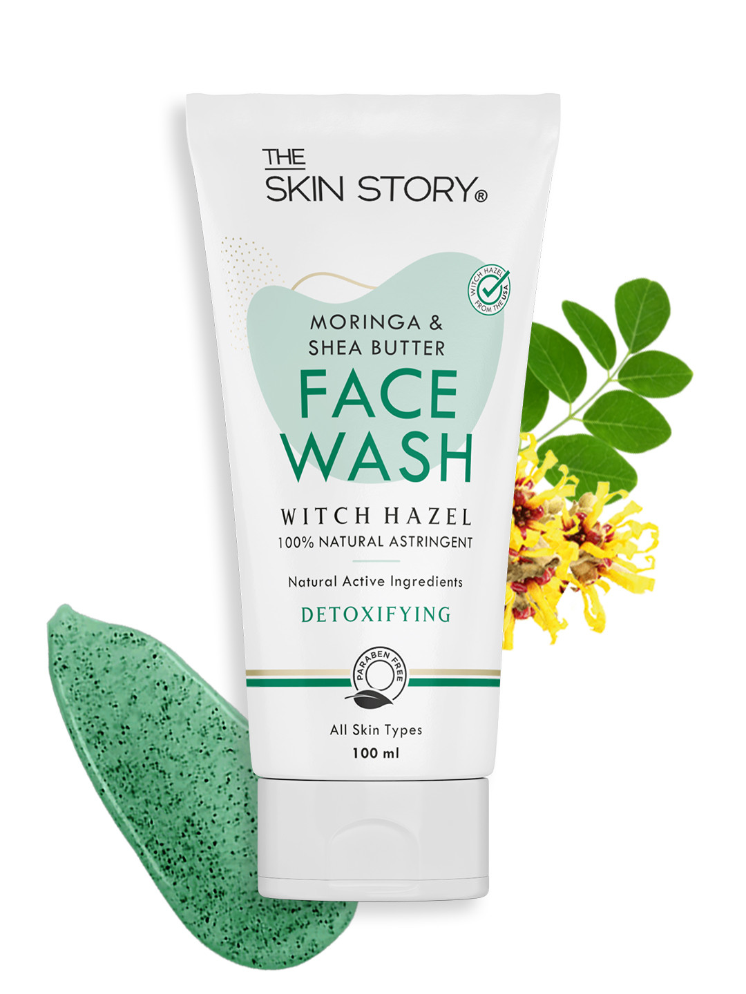 Buy THE SKIN STORY Detoxifier Moringa & Shea Butter Facewash 100 Ml ...