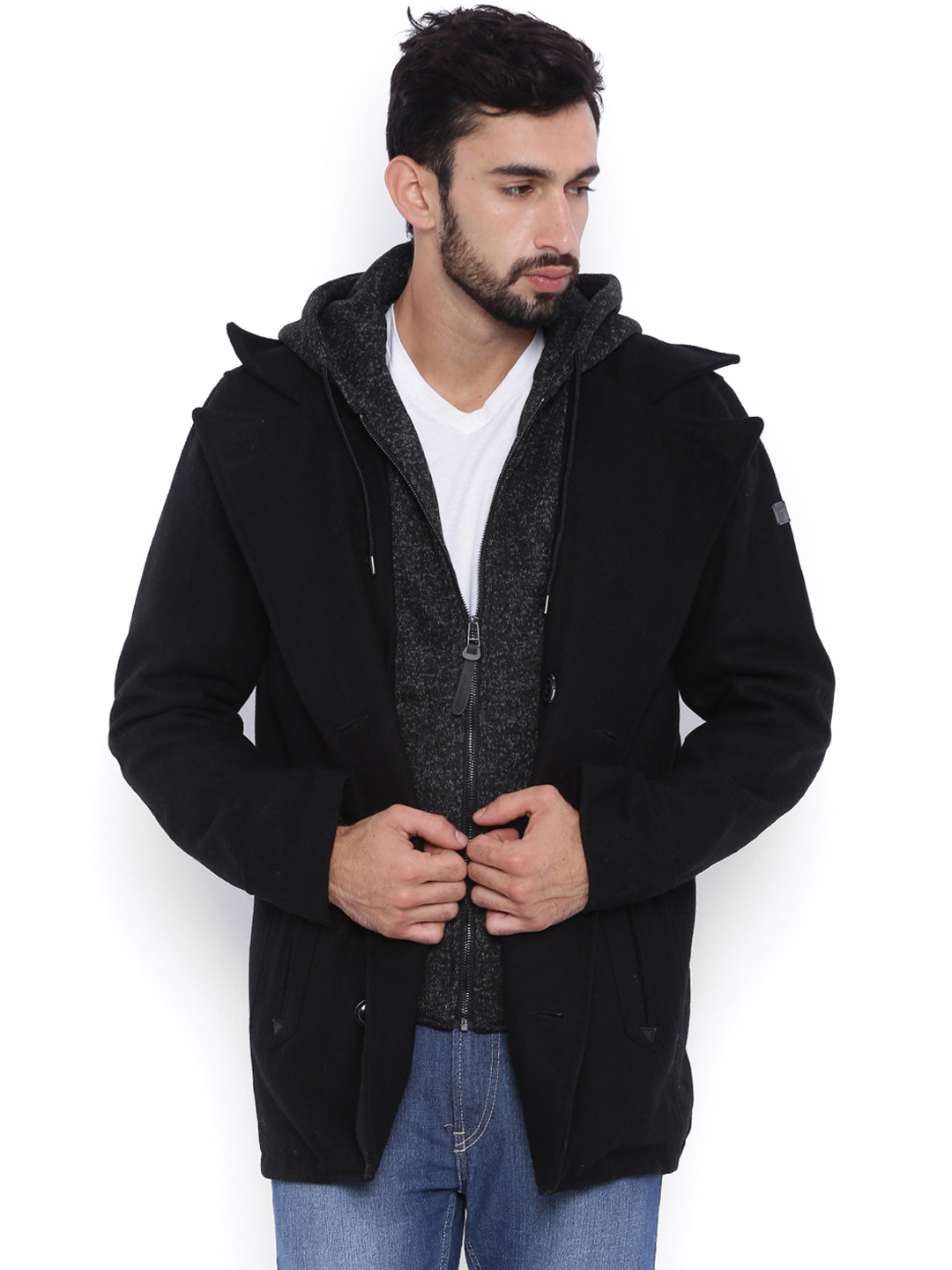 Buy INDICODE Black Tailored Jacket - Jackets for Men 1620685 | Myntra