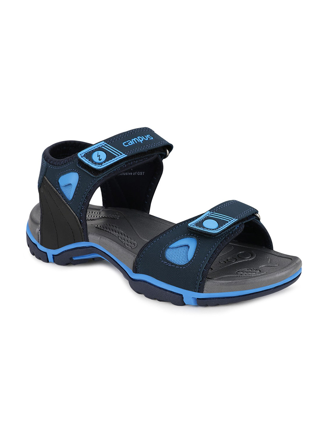 Buy Campus Men Navy Blue Solid Sports Sandal - Sports Sandals for Men ...