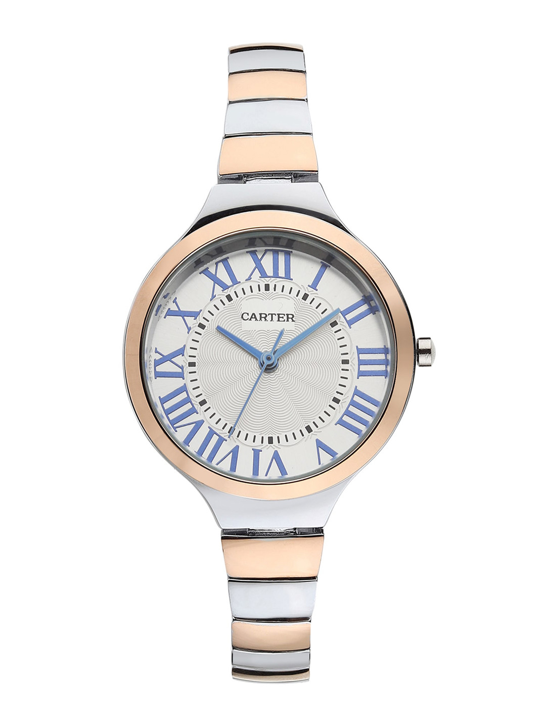 Buy Sandy D Carter Women White Bracelet Style Straps Analogue Watch SD ...