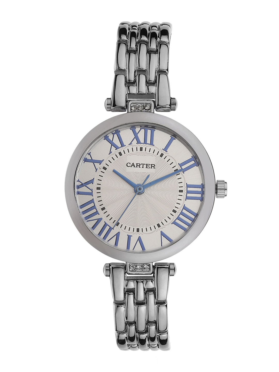 Buy Sandy D Carter Women Silver Toned Stainless Analogue Watch SD ...