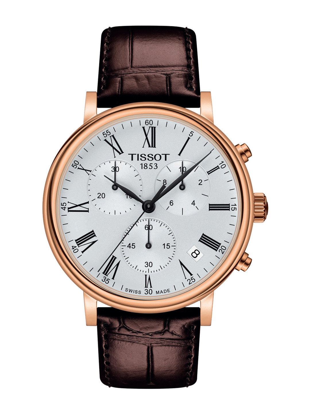 Buy TISSOT Men Silver Toned Chronograph Watch T1224173603300 - Watches ...