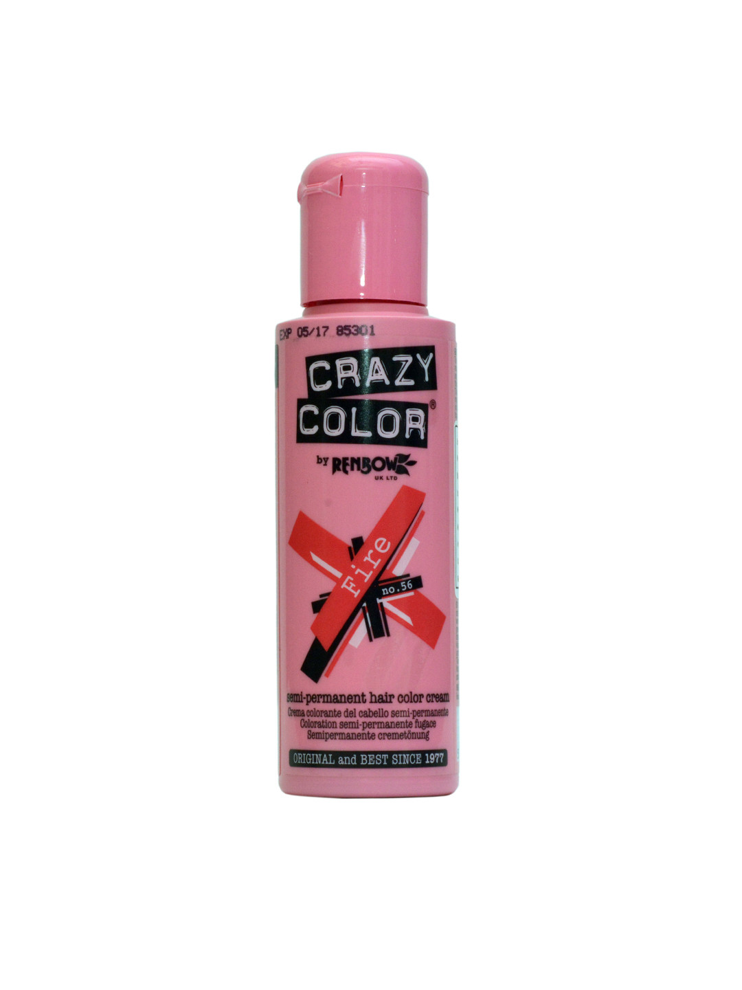 Buy CRAZY COLOR Fire Red Hair Colour - Hair Colour for Unisex 1624010 ...