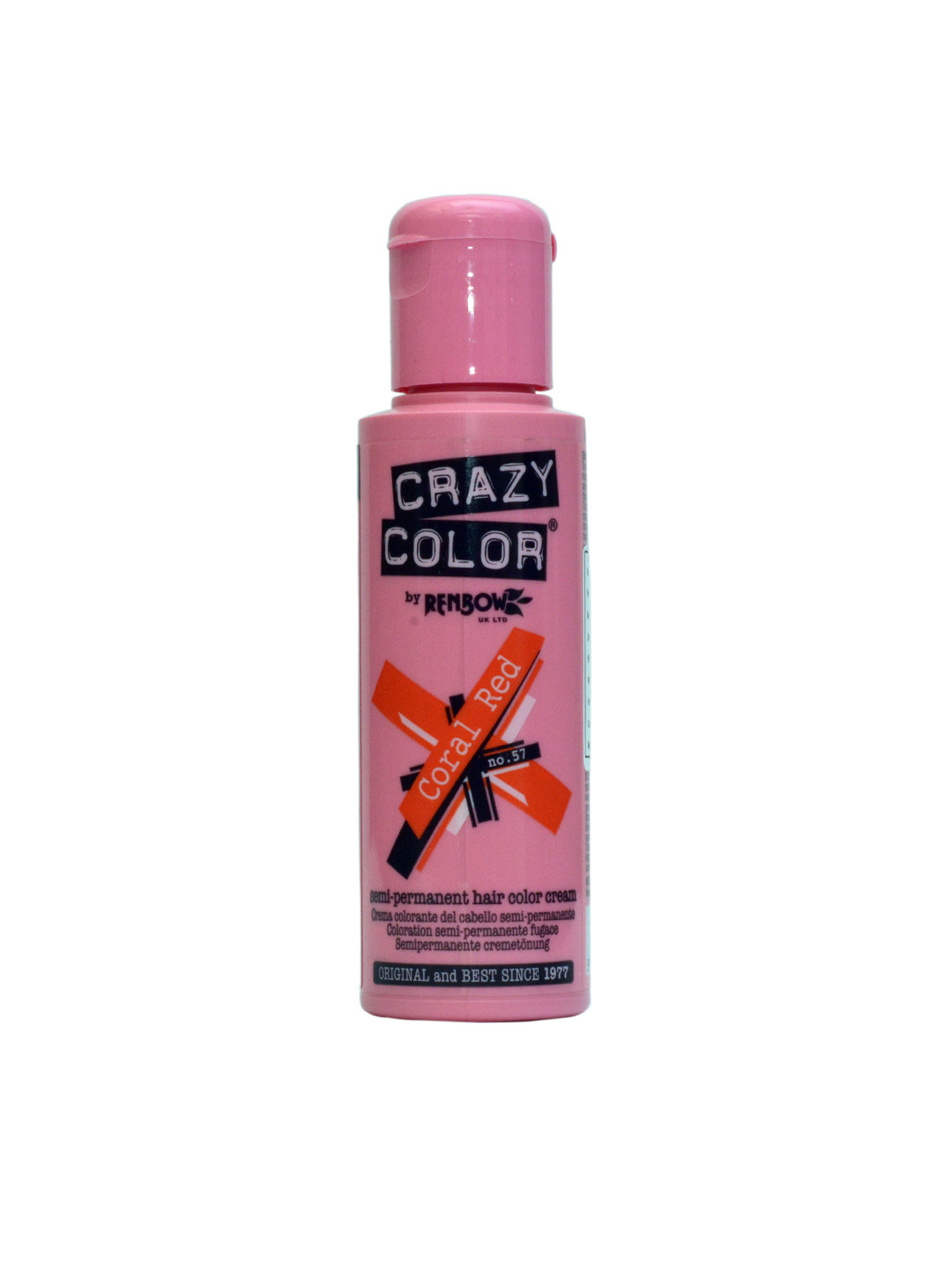 Buy CRAZY COLOR Coral Red Hair Colour - Hair Colour for Unisex 1624011 ...