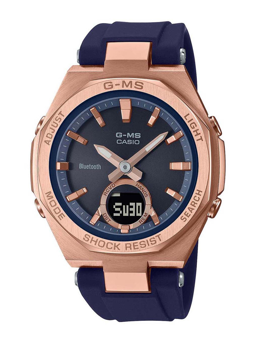 Buy CASIO Women Blue Dial & Blue Straps Analogue And Digital Bluetooth ...