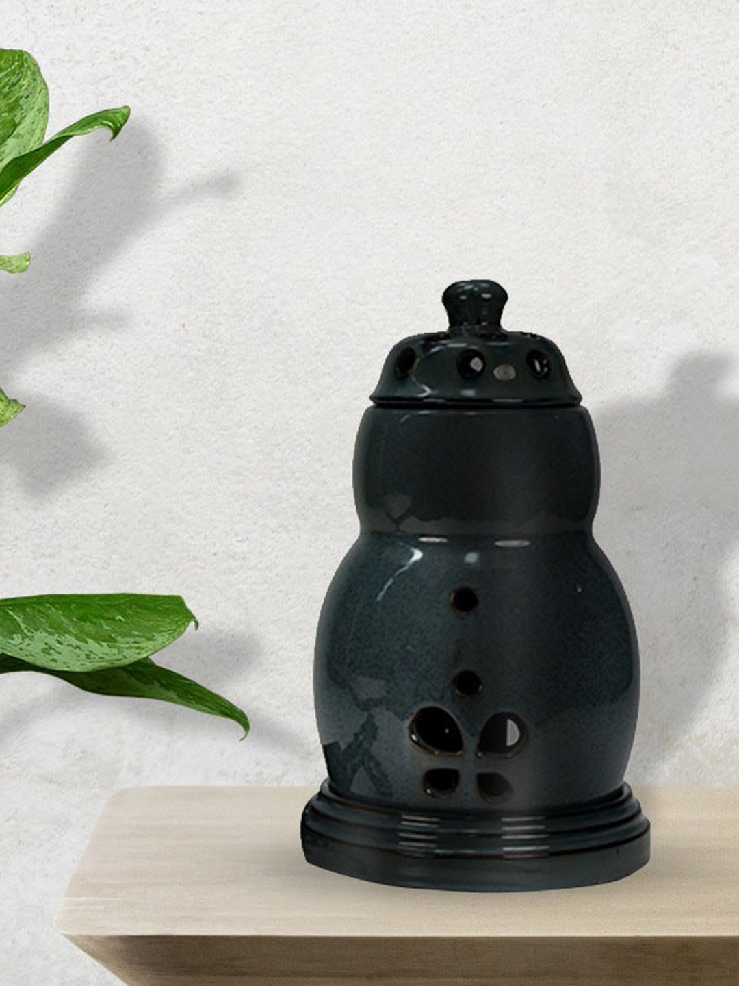 Buy Iris Grey Ceramic Electrical Vaporizer Lamp - Home Fragrances for ...