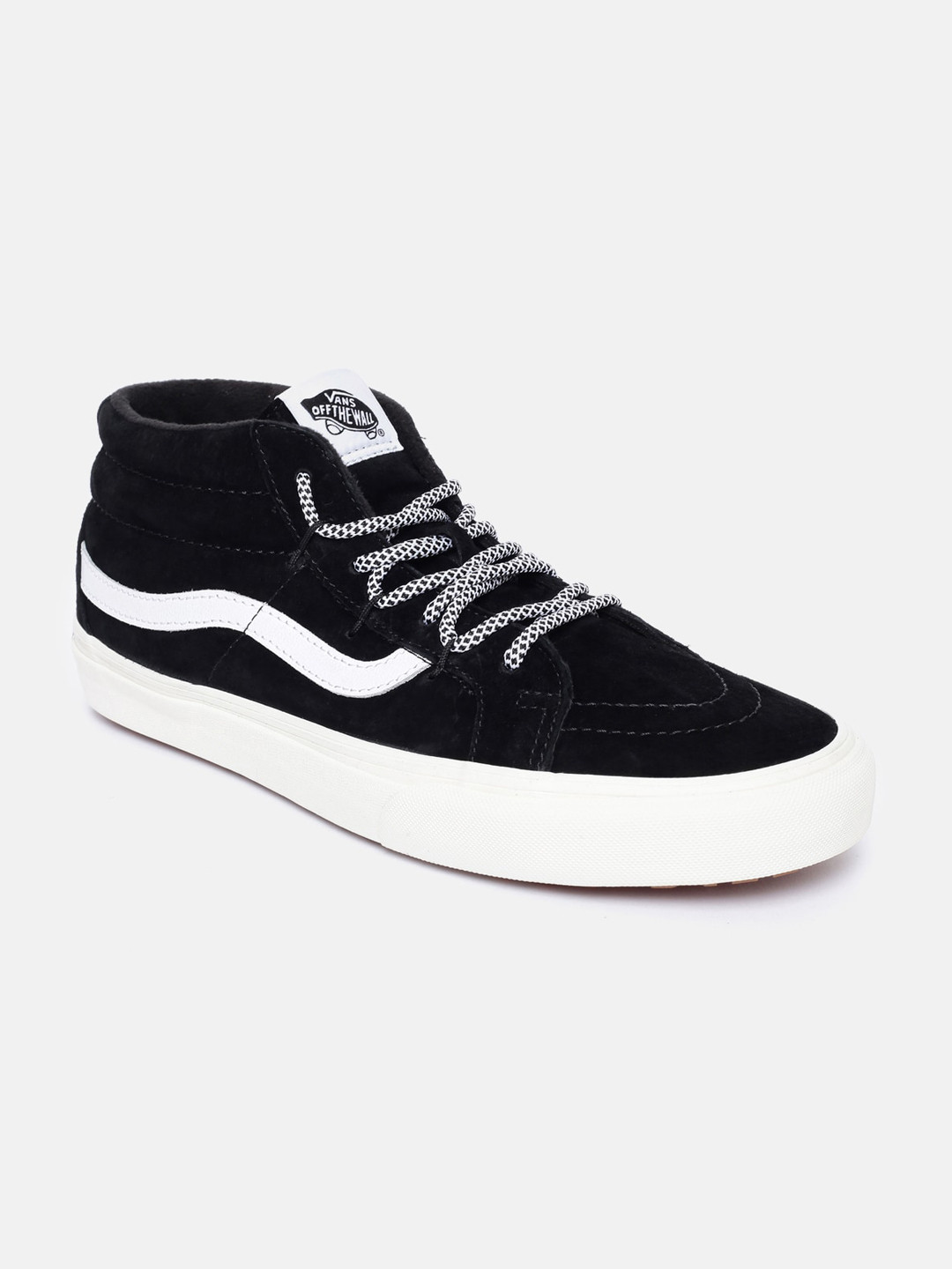 Buy Vans Unisex Black & White Sneakers - Casual Shoes for Unisex ...