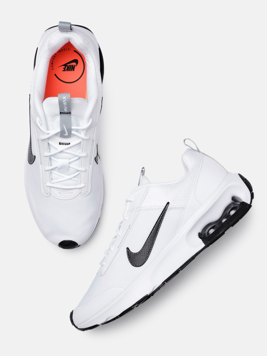 Buy Nike Men White Solid AIR MAX INTRLK LITE Sneakers - Casual Shoes ...