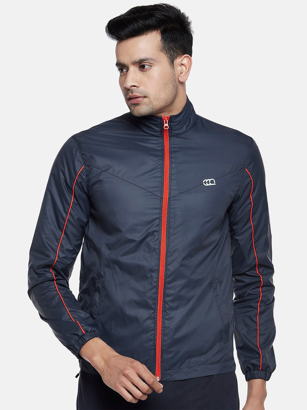 Buy Ajile By Pantaloons Men Navy Blue Bomber Jacket - Jackets for Men ...