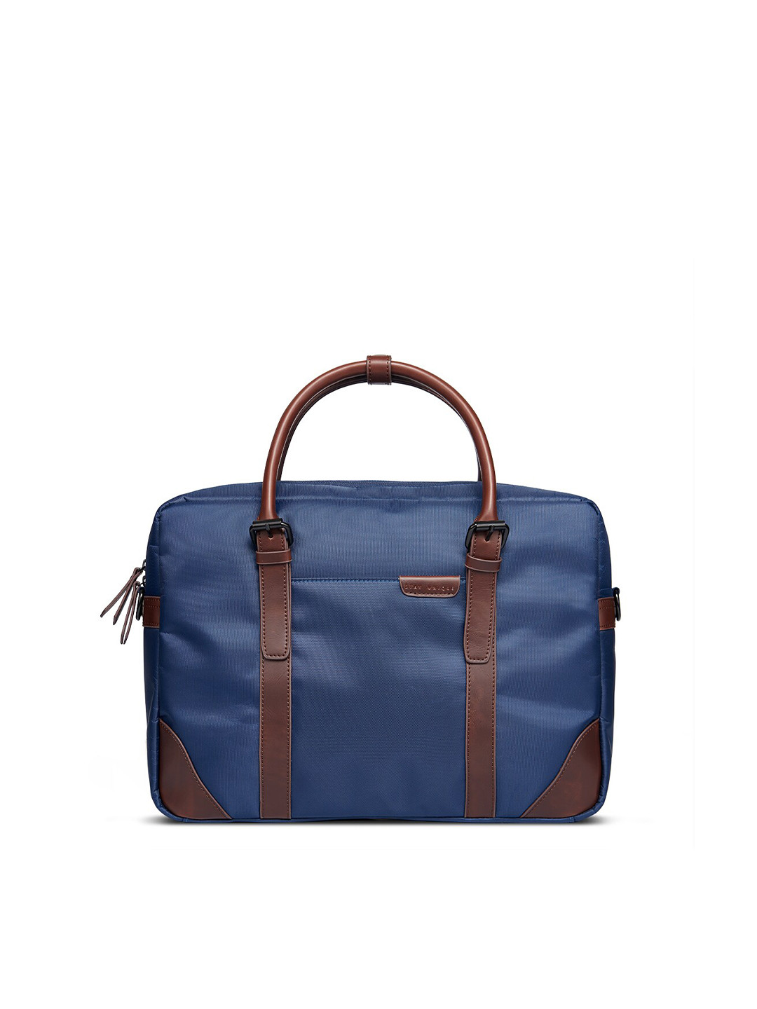 Buy Scarters Unisex Blue & Brown Solid Laptop Bag - Laptop Bag for ...
