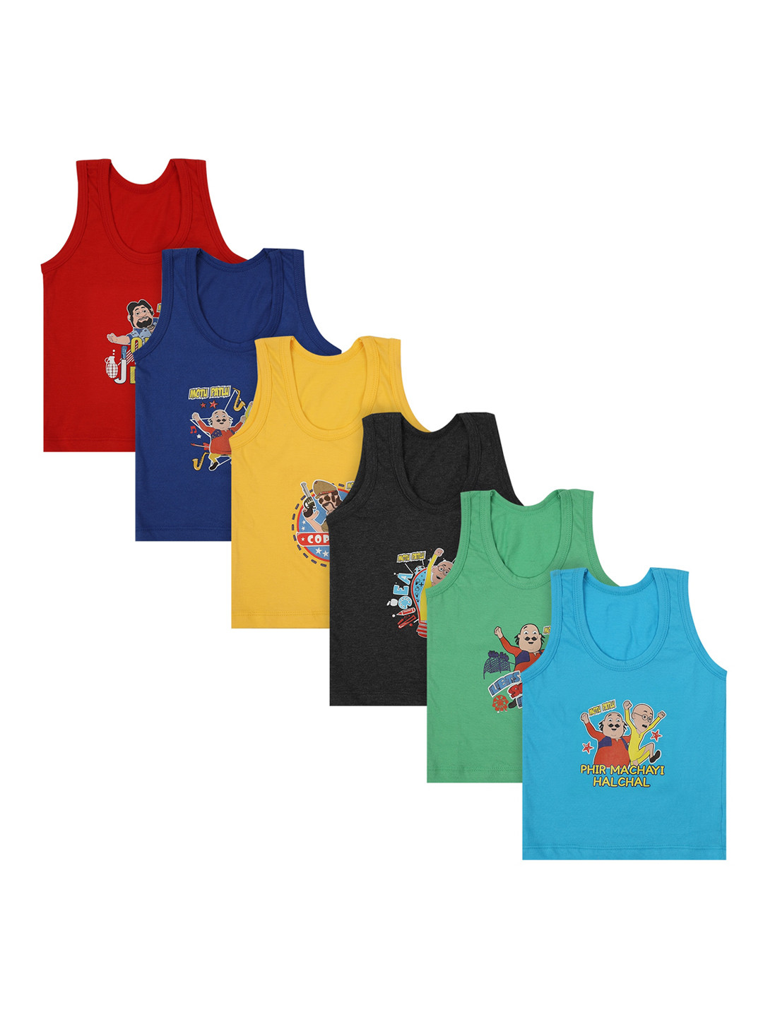 Buy Bodycare Kids Infant Kids Pack Of 6 Assorted Motu Patlu Cotton ...
