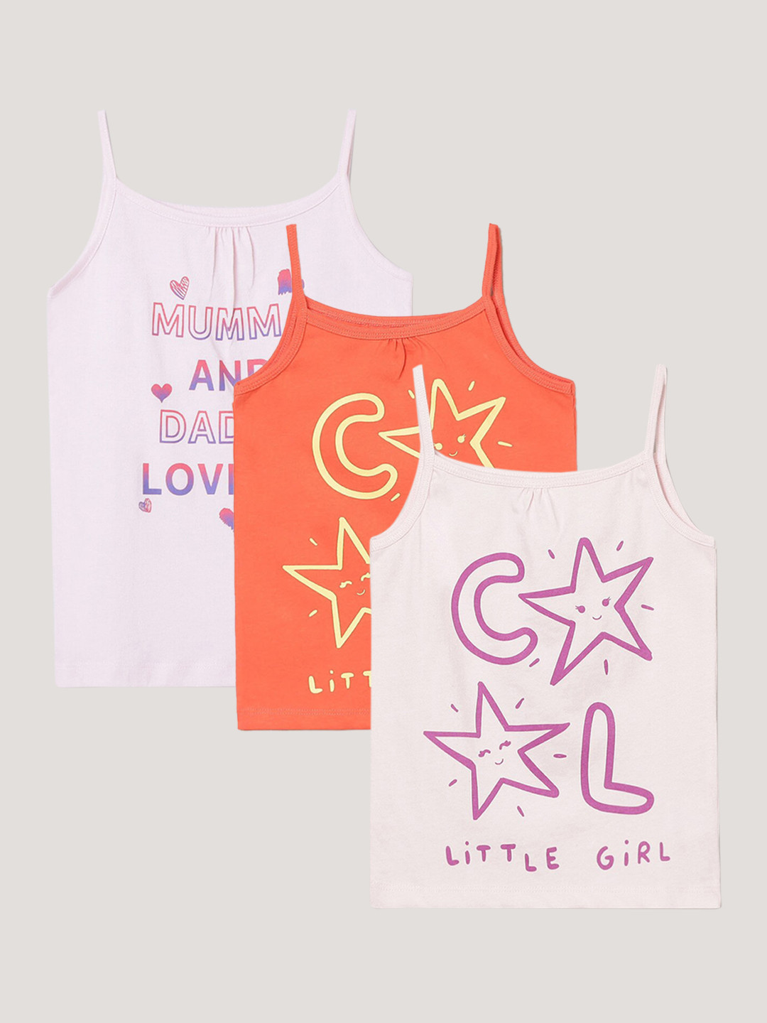 Buy Max Girls Pack Of 3 Tshirts - Tshirts for Girls 16314776 | Myntra