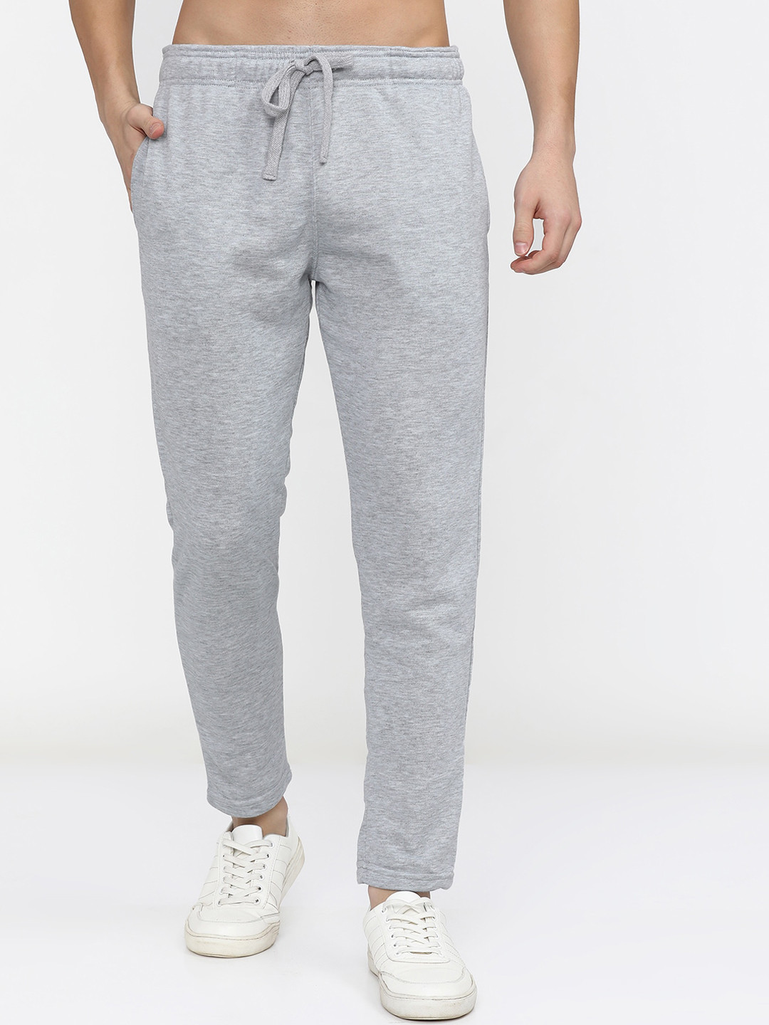 Buy HIGHLANDER Men Grey Solid Track Pants - Track Pants for Men ...
