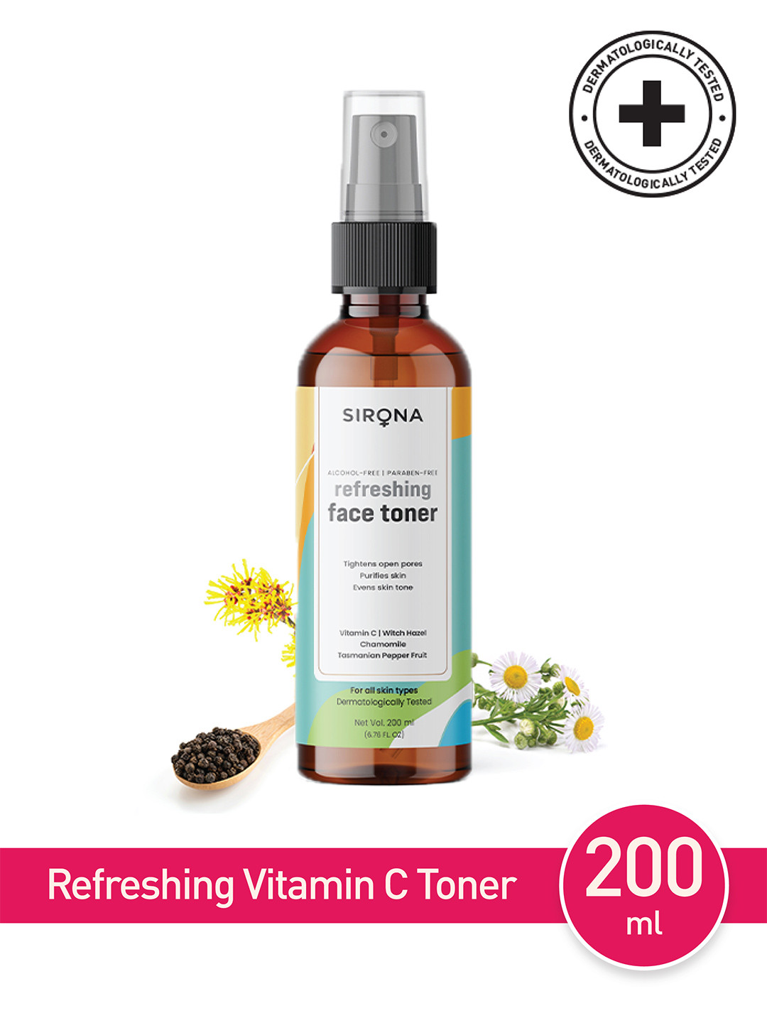 Buy Sirona Women Refreshing Vitamin C Face Toner 200 Ml - Toner for ...
