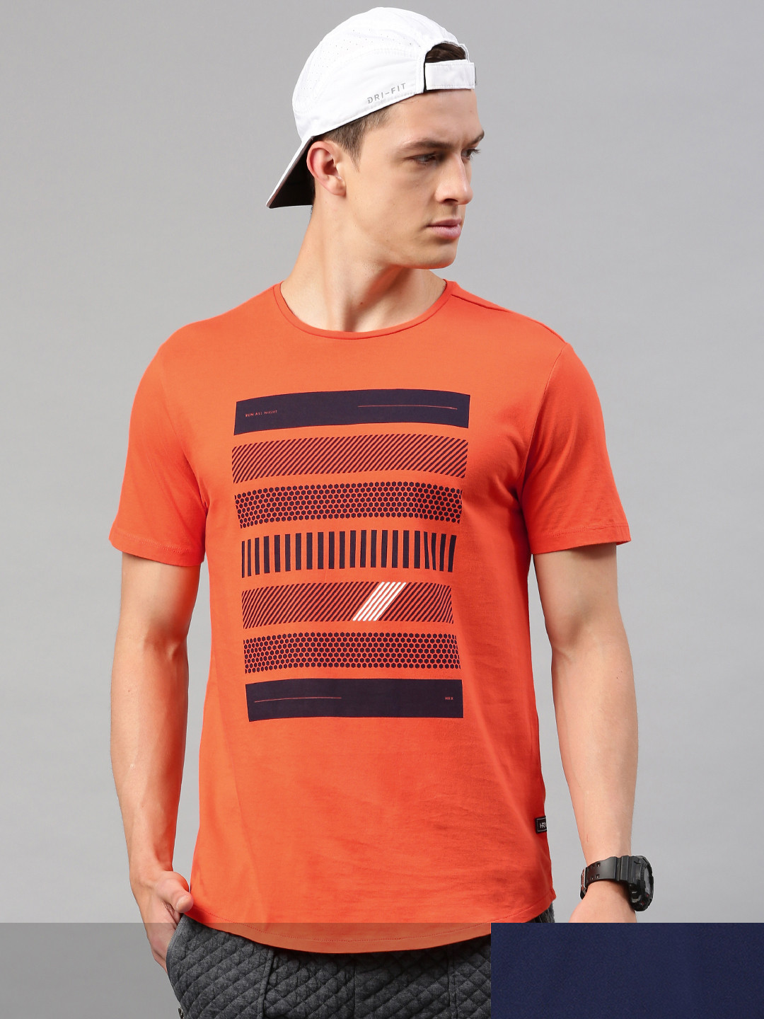 Buy HRX By Hrithik Roshan Men Pack Of 2 Printed T Shirts - Tshirts for ...
