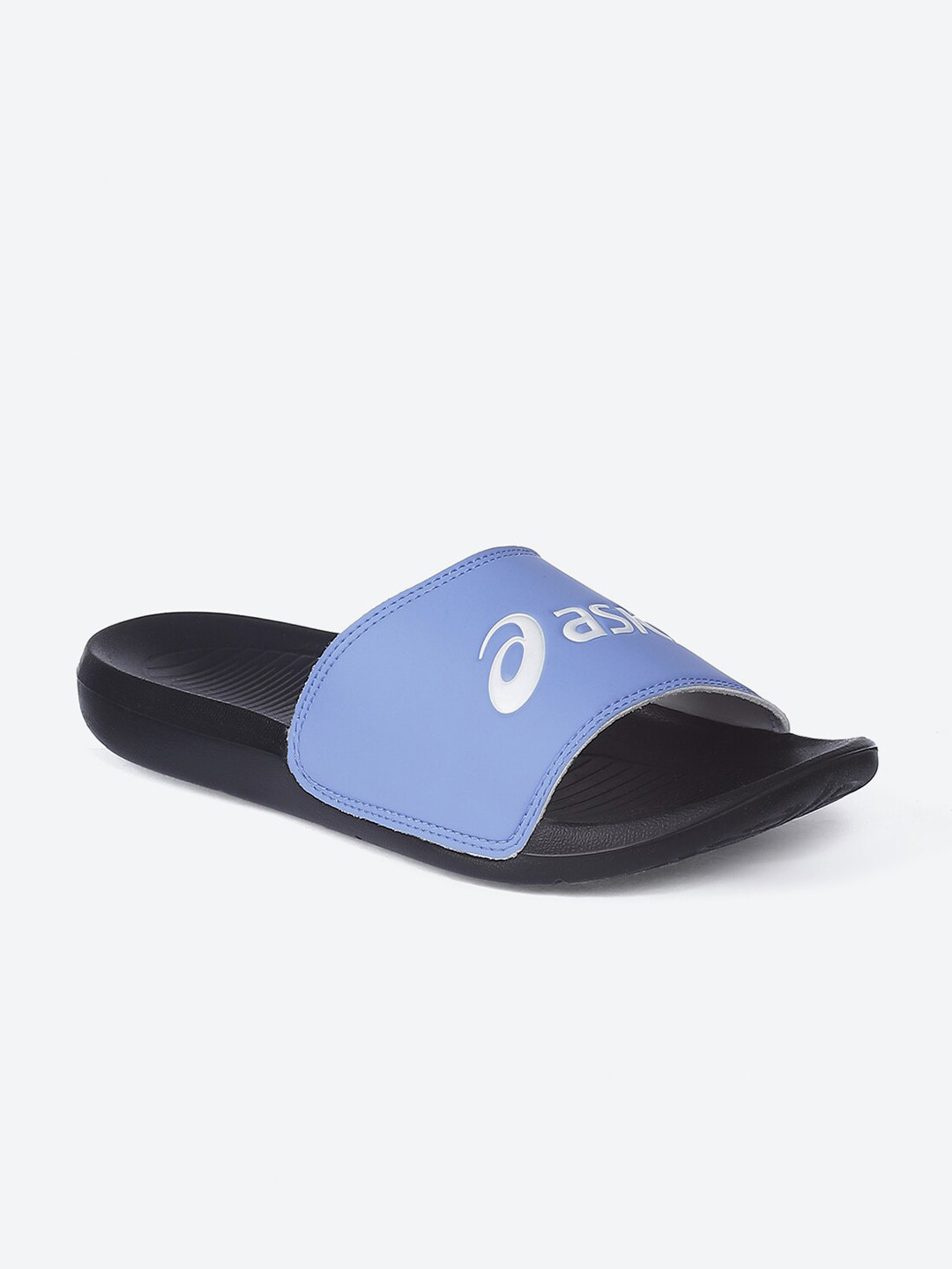 Buy ASICS Unisex Blue & Black AS003 Printed Sliders - Flip Flops for ...